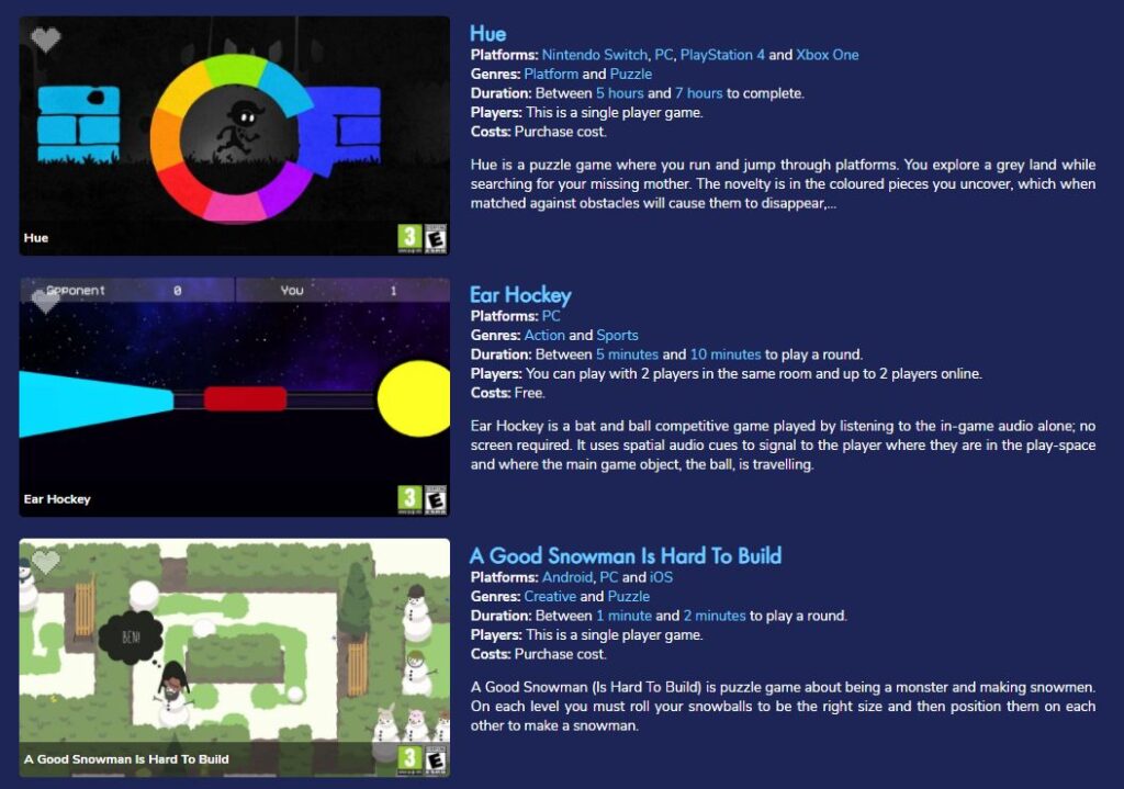 Games Designed To Be Easier To See – The Playability Initiative